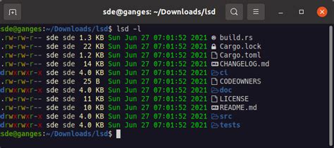 Excellent Utilities Lsd Next Gen Ls Command Page 2 Of 3 Linuxlinks