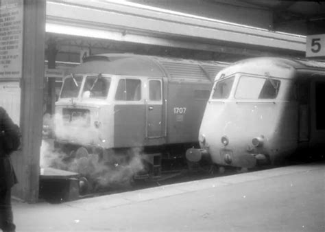 35mm Slide Orgcpyrgt Negative Diesel Blue Pullman Dmu Set Class 47