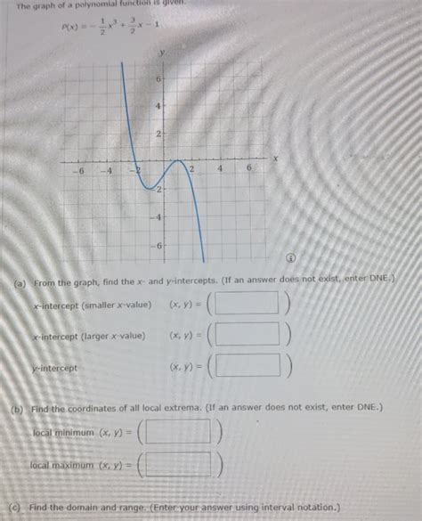 [solved] make sure to do c too the graph of a polynomial function