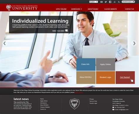 san diego global knowledge university san diego web design