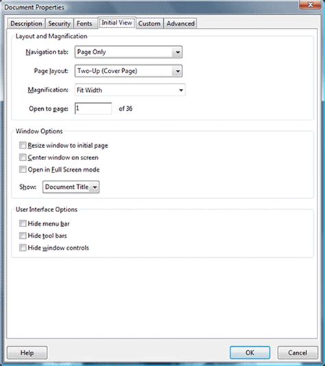 Acrobat Tip Set Page Display In Pdf Files · Josh
