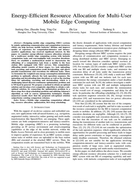 Energy Efficient Resource Allocation For Multi User Download Free Pdf