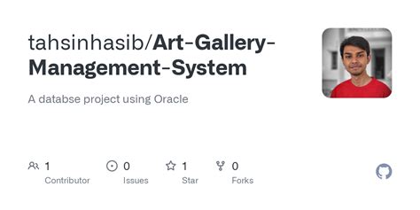 Github Tahsinhasibart Gallery Management System A Databse Project