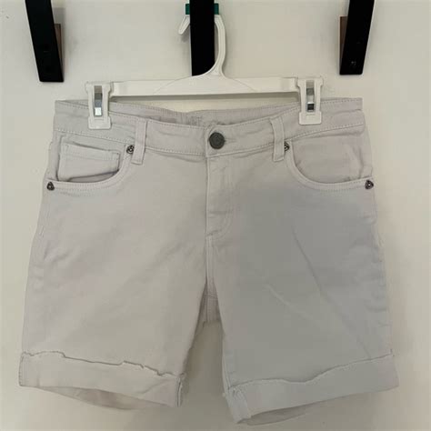 Kut From The Kloth Shorts Kut From The Kloth Womens White Jean Shorts Size Poshmark