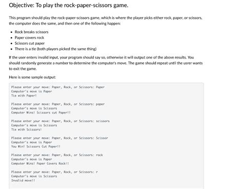 Solved Here Are The Rules Your Program Should Accept Input