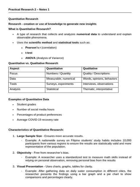 Introduction To Quantitative Research Pdf Statistics Quantitative Research