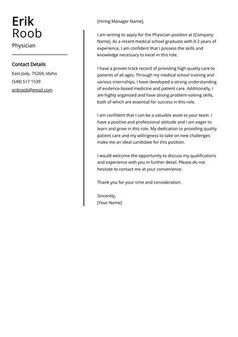 Physician Cover Letter Tips For Writing Effective Cvs And Cover