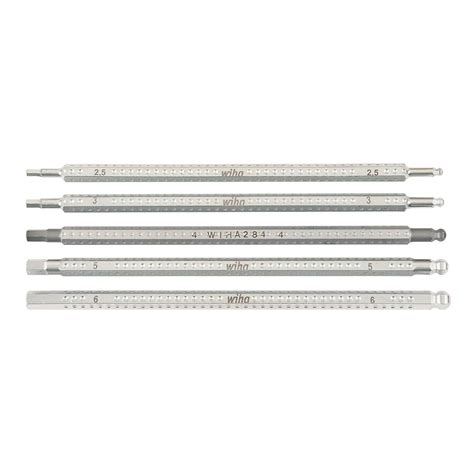 Wiha Drive Loc Vi Hex Blade Set Metric 5 Piece Set The Wholesale
