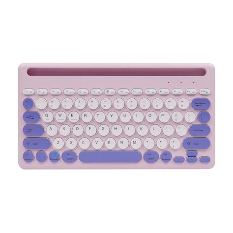 Dpisuuk Wireless Keyboard 10 Inch Rechargeable Multi Device Wireless Bluetooth Keyboard With