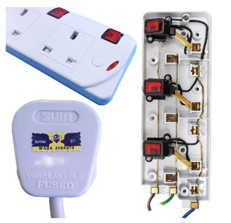 Sum 4 Way 2 Meter Trailing Socket 514n 2m 1nowmy Digimate Best Electrical Store In Sabah