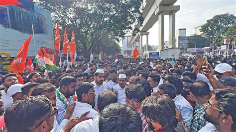 Pune Bapusaheb Pathare Files Papers For Vadgaon Sheri Constituency