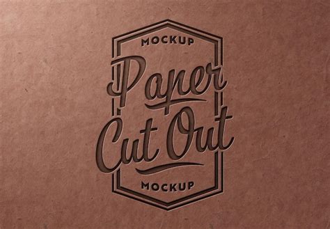 Premium Psd Paper Cutout Text Effect Mockup