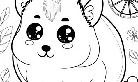 Coloriage D Un Hamster Mignon T L Charger Ou Imprimer Gratuitement