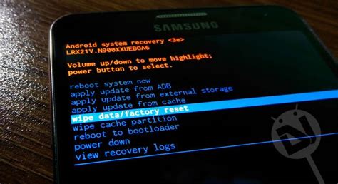 How To Perform Factory Reset And Wipe Cache On Samsung Devices Droidviews