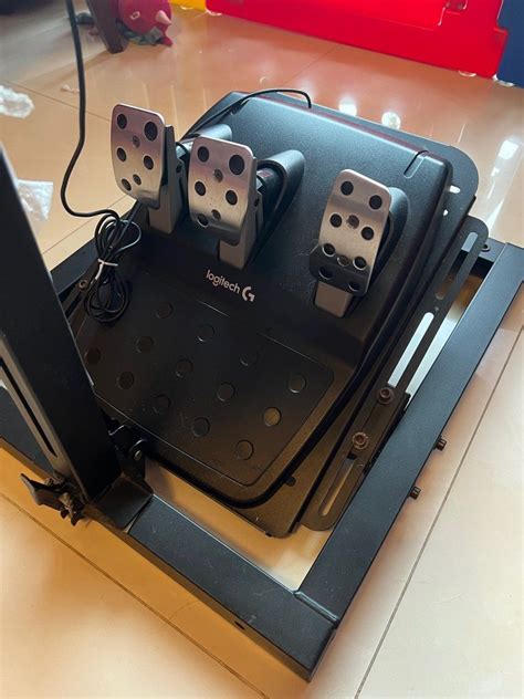 Sim Racing Rig Logitech G With Custom Ferrari Racing Wheel And Next Level Racing Stand