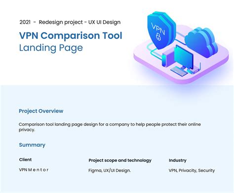 Redesign Vpn Comparison Tool Landing Page Behance Redesign Vpn Comparison Tool Landing Page Behance