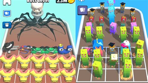 merge alphabet lore new update vs merge number block cube max level