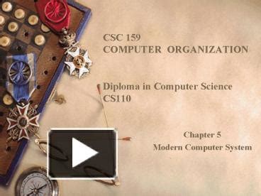 PPT CSC COMPUTER ORGANIZATION Diploma In Computer Science CS PowerPoint Presentation