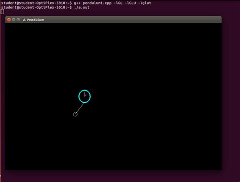 c program to simulate clock with pendulum way2techin