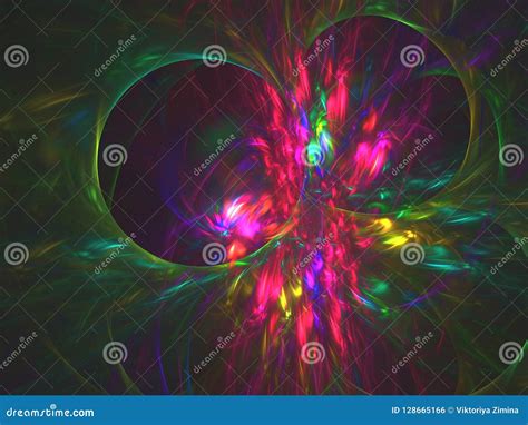 Abstract Fractal Background 3d Rendering Stock Illustration Illustration Of Element Vivid