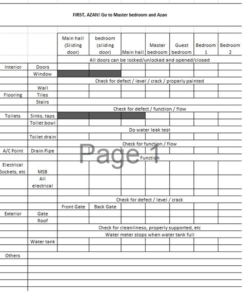 Proses Masuk Rumah Baru Step 1 Of 5 House Check Defect Check