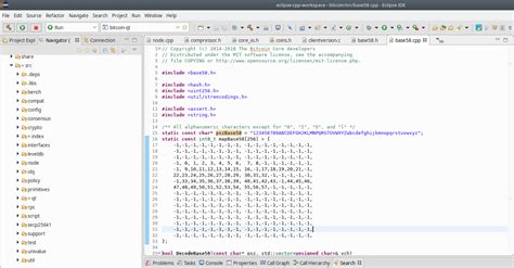 base58 cpp commented bitcoin source code