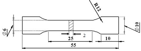 Tensile Test Specimen Download Scientific Diagram