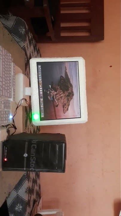 3d Model Of Computer Of Thermocol Youtube