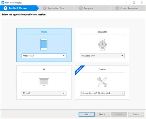 Defining Page Transitions With The Storyboard Tizen Docs