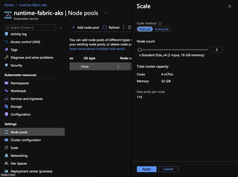 How To Manage Nodes On Aks In Runtime Fabric Mulesoft Blog