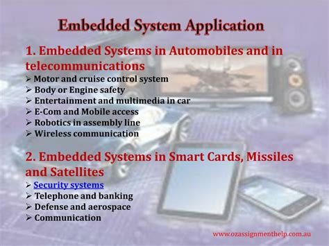 PPT Applications Of Embedded System PowerPoint Presentation Free Download ID