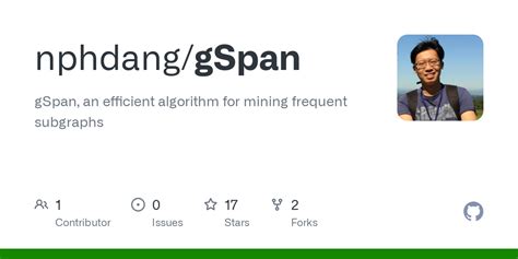 github nphdang gspan gspan an efficient algorithm for mining frequent subgraphs