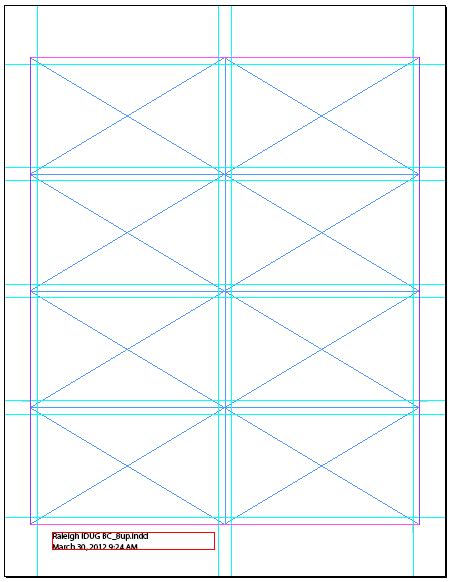 Document Geek Using Document Grid And Visible Guides To Create Imposition Templates