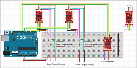 Measure The Strain Of The Structure Using Strain Gauge With HX711