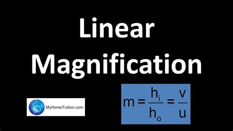 What Is Linear Magnification Formula At Aaron Tanika Blog