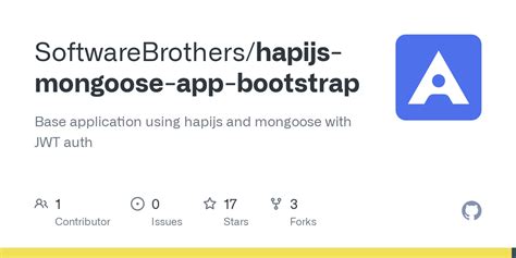 github softwarebrothers hapijs mongoose app bootstrap base