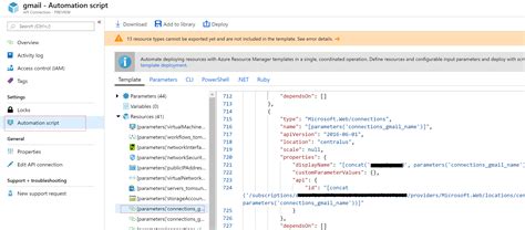 azure devops arm templates for api connections in logic apps stack