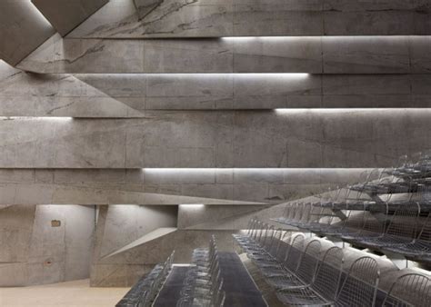 Bavarian Concert Hall Has A Stone Exterior And A Concrete Interior