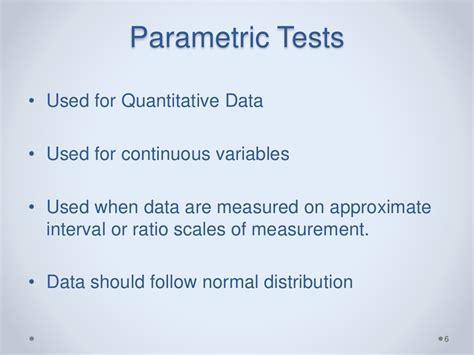 Parametric Test