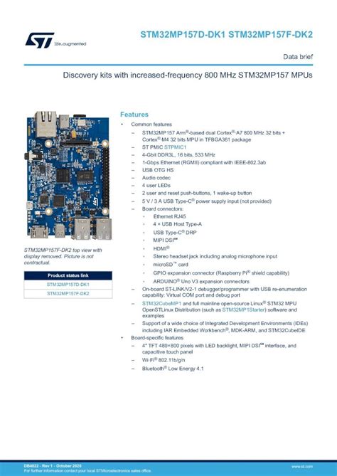 pdf stm32mp157d dk1 stm32mp157f dk2 stm32mp157f …2 2 codification the