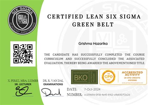 Grishma Hazarika On Linkedin Leansixsigma Greenbeltcertified Sixsigma Processimprovement…