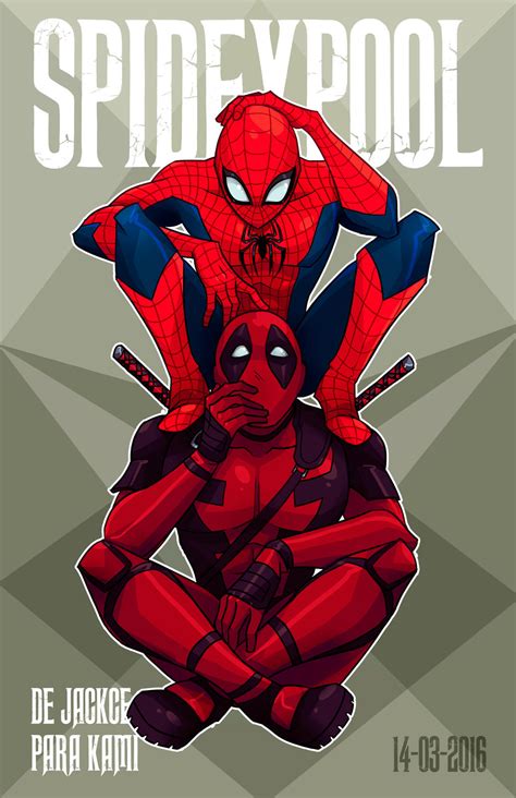 Spideypool For The Love By Jackce Art On Deviantart