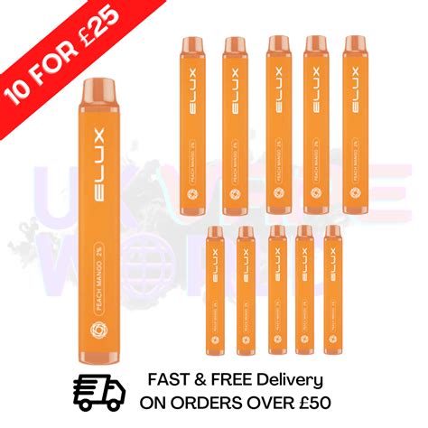 Elux 600 Puff Vape Mini Bar Disposable Kit E Lux Legend