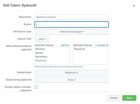 Configure Splunk Integration