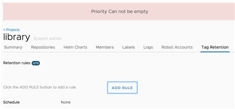Tag Retention By Image Count Or Number Of Days Should Has Limited Days · Issue 8803 · Goharbor