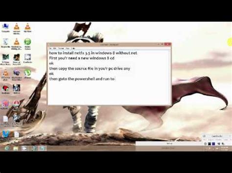 How To Install Netfx 3 5 Wihtout Net YouTube