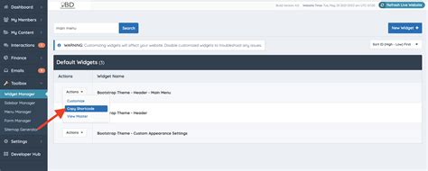How To Call A Widget On A Custom Page Brilliant Directories Documentation Bd Support