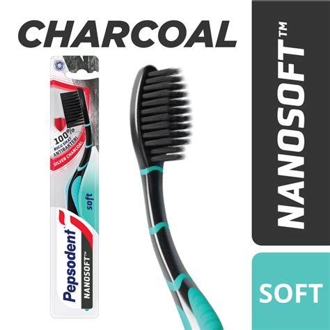 Jual Pepsodent Nanosoft Sikat Gigi Charcoal Isi 1 Shopee Indonesia