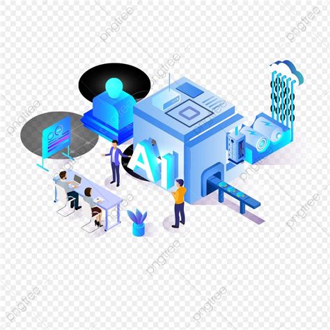 รูปการ์ตูน วาดด้วยมือ ดี ภาพประกอบ Png เทคโนโลยี Ai ภาพประกอบชุดรูปแบบเทคโนโลยี การ์ตูนภาพ