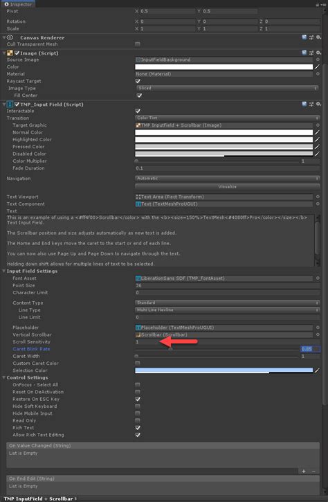 Inputfield Scrolling Any Way To Increase The Speed Unity Engine Unity Discussions